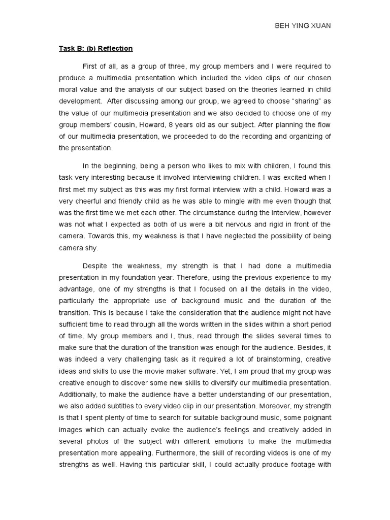 Reflective Essay | Download Free PDF | Behavioural Sciences | Epistemology