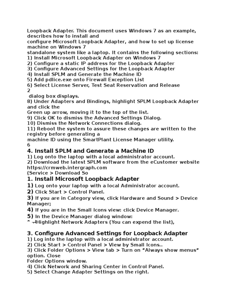 Install SPLM and Generate A Machine ID | PDF | Windows 7 | Dialog Box