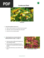 Nonfiction Reading Test Carnivorous Plants | PDF | Plants | Organisms