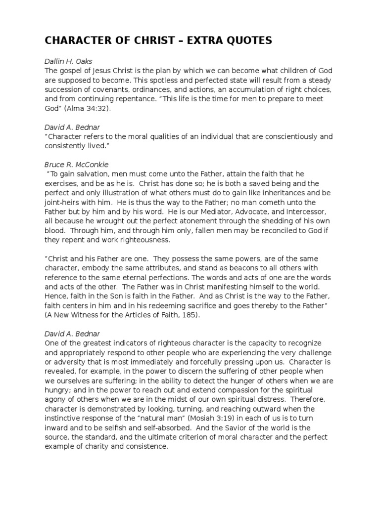 Removing Lifes Barnacles Character of Christ 1 Janaya Rampton | PDF ...