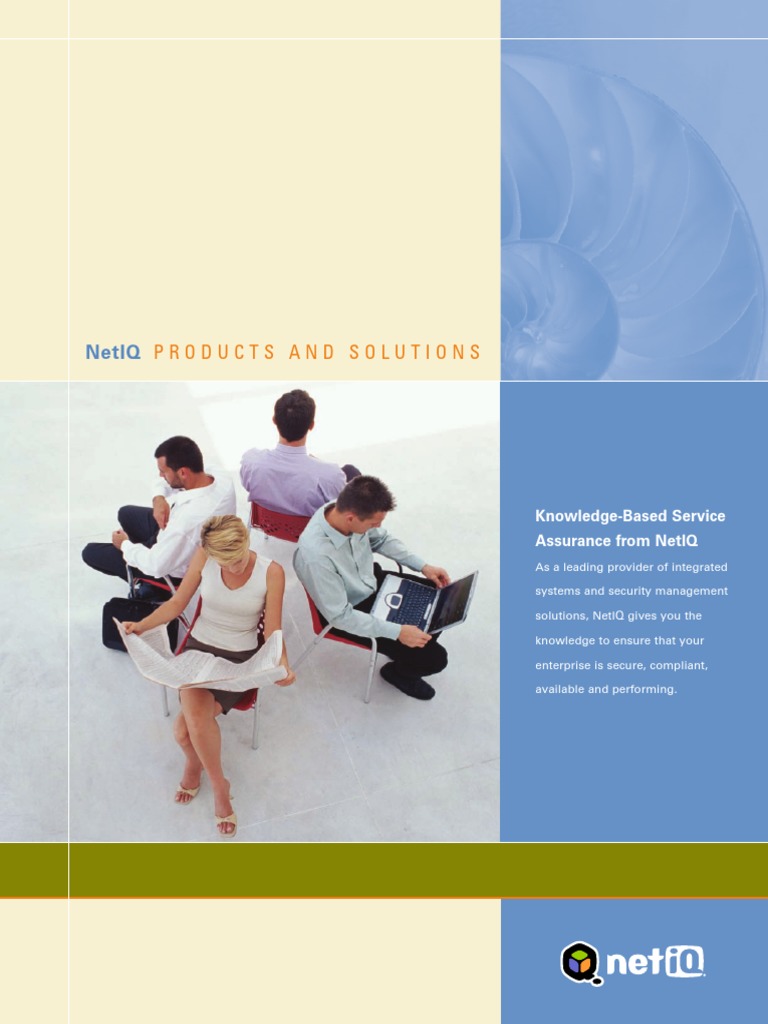 NetIQ Product Brochure | PDF | Vulnerability (Computing) | Computer ...