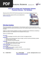 RYA SRC Exam | PDF | Ships | Shipping