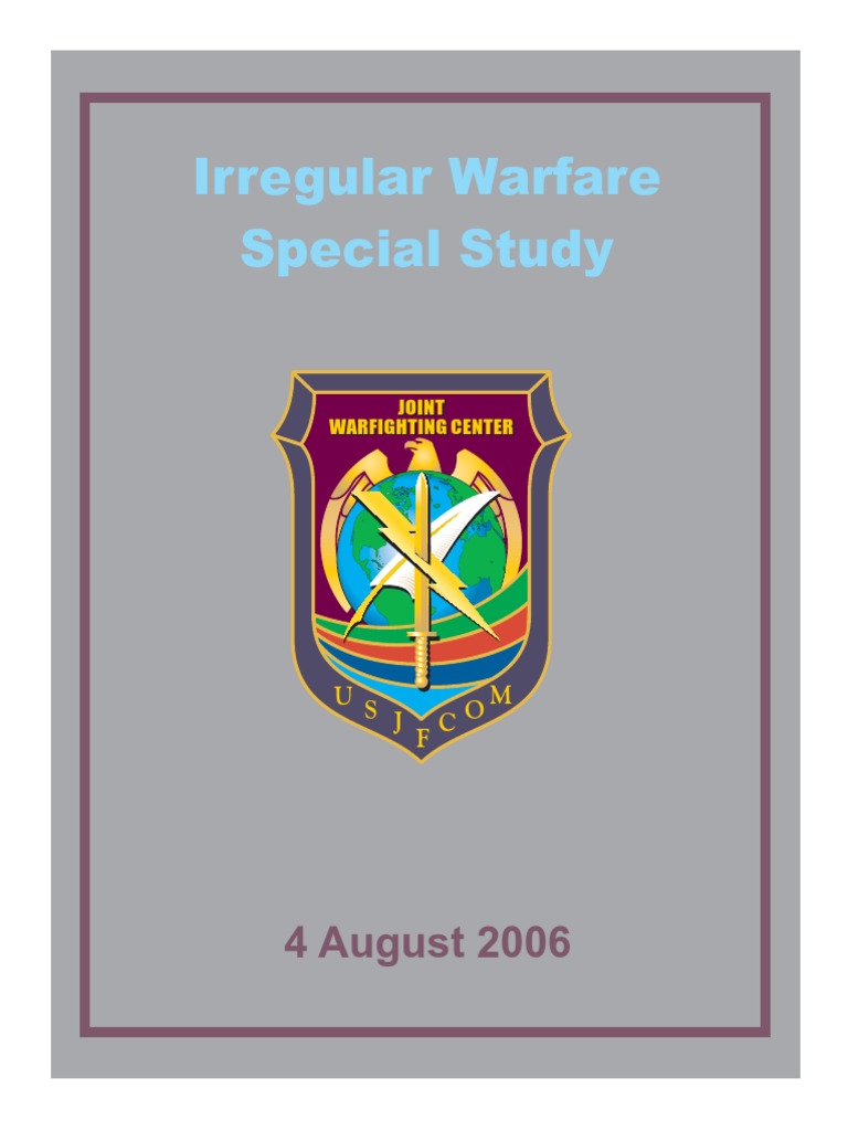 Irregular Warfare Special Study | PDF | Politics