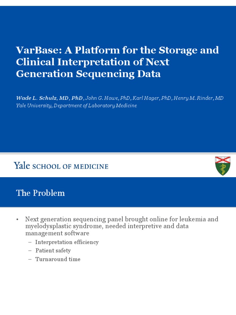 Genomic Data Platform for Clinicians | PDF | No Sql | Web Application