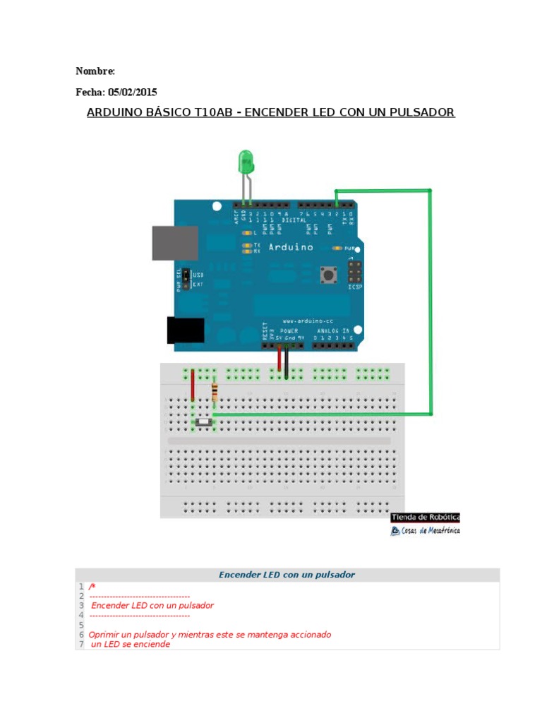 Arduino Básico T10ab | PDF | Semáforo | Bienes manufacturados
