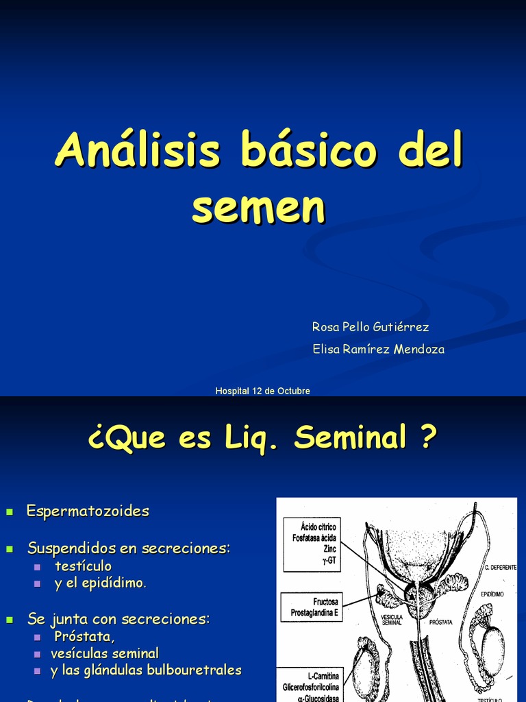 Liquido Seminal | PDF | Semen | Sistema reproductivo