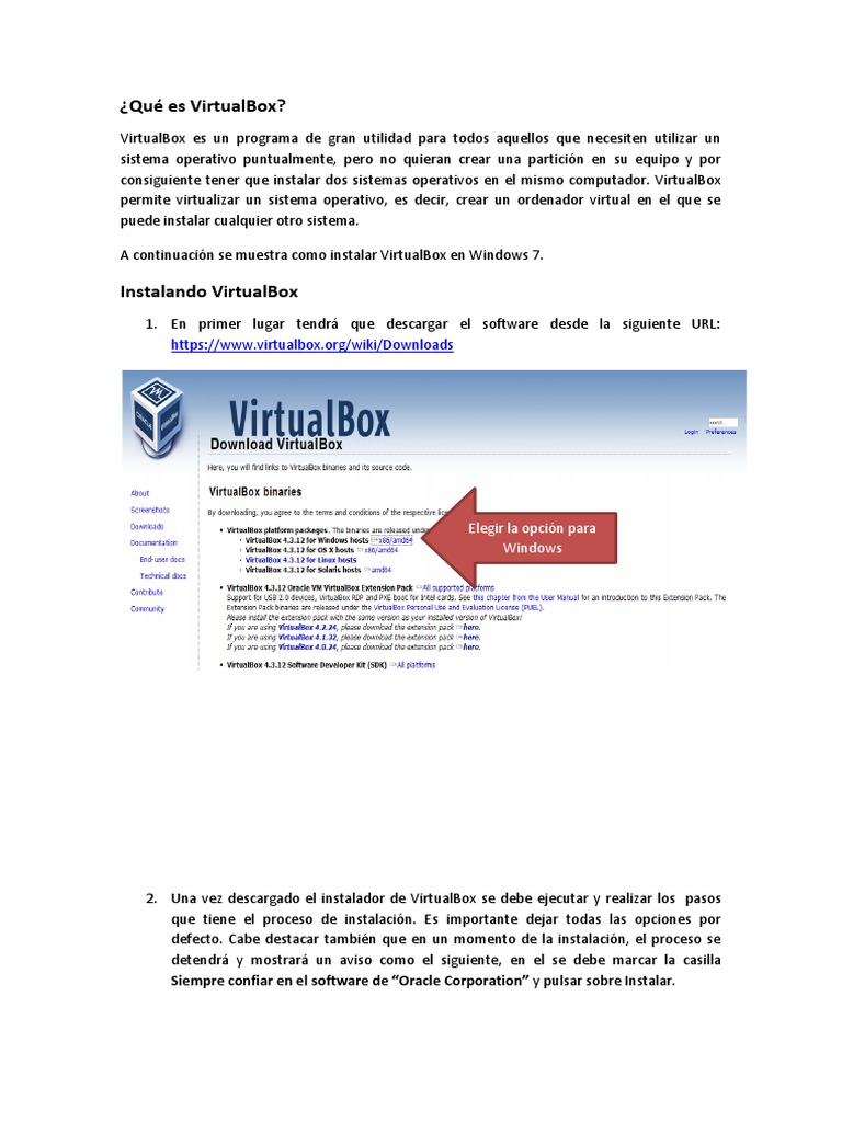 Tutorial VirtualBox | PDF | Tecnología
