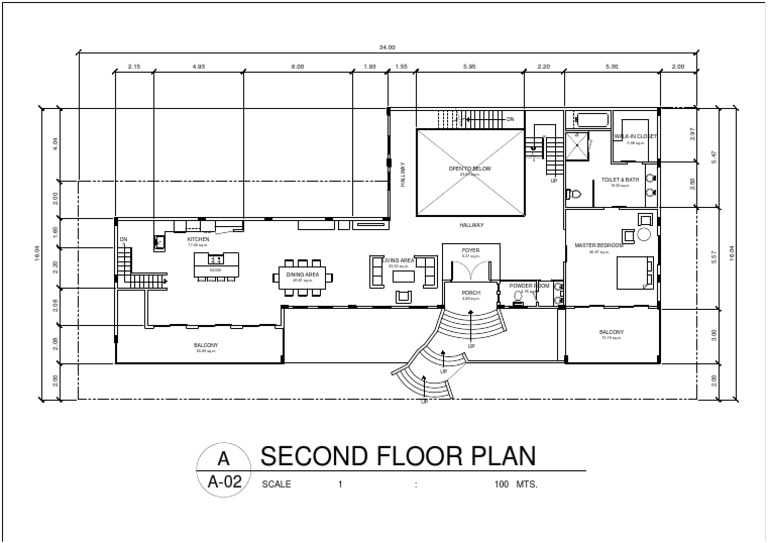 Second Floor Plan Layout Details | PDF