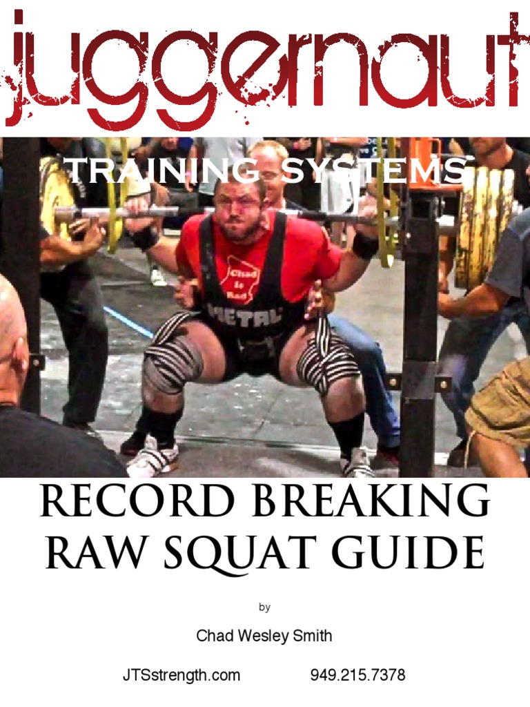 Juggernaut Raw Squat Training Guide | PDF | Physical Exercise ...