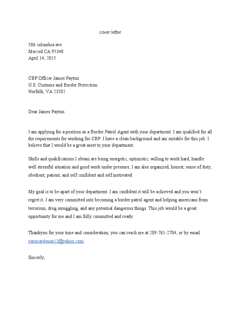 Coverletter | PDF | Career & Growth | Self-Improvement