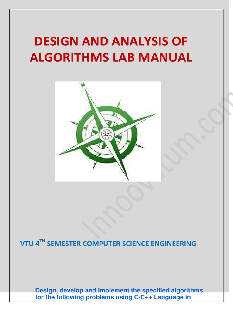 Daa Lab Manual | PDF | Discrete Mathematics | Graph Theory