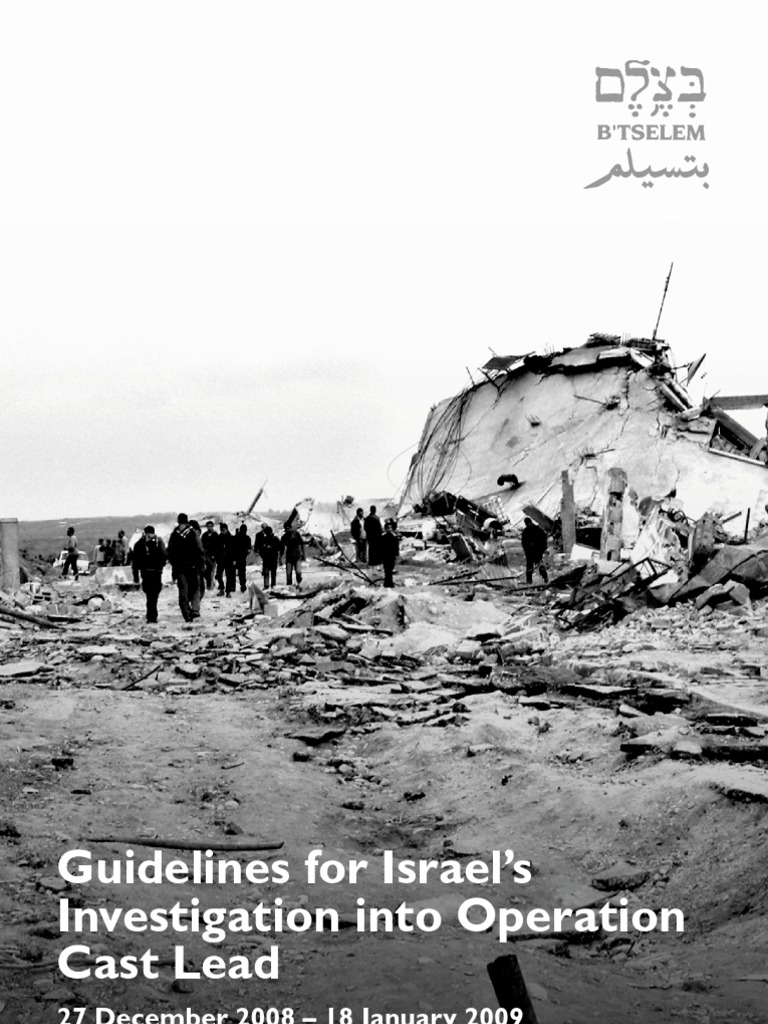 Operation Cast Lead Position Paper Eng | PDF