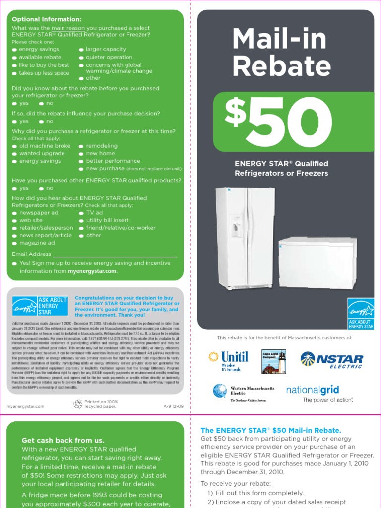 Optional Information | PDF | Refrigerator | Rebate (Marketing)