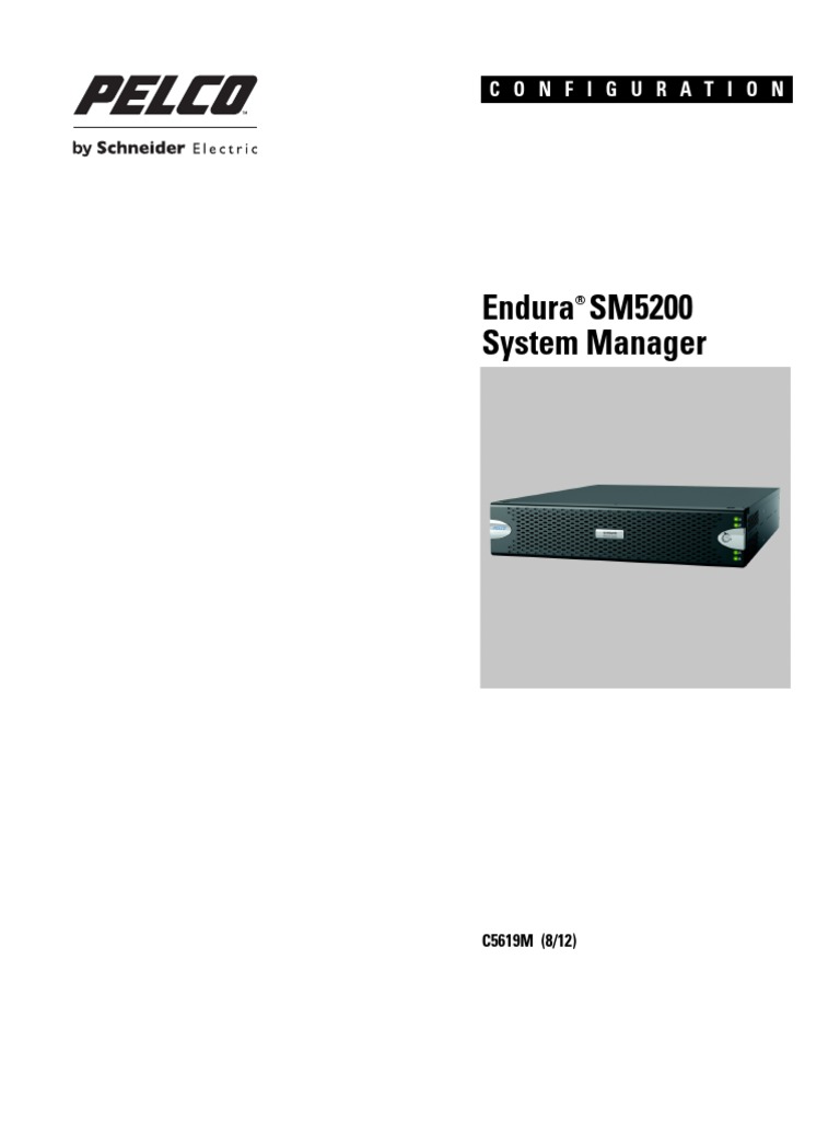 Pelco SM5200 Config | PDF | Ip Address | Port (Computer Networking)