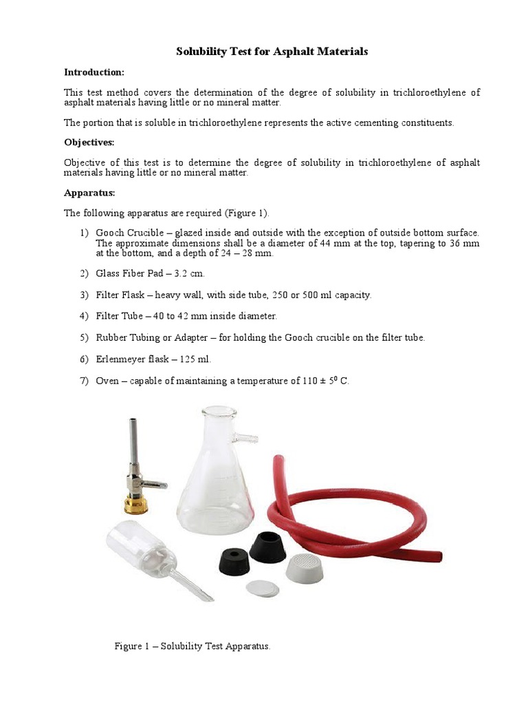 35) Solubility Test For Asphalt Materials | PDF | Asphalt | Solubility