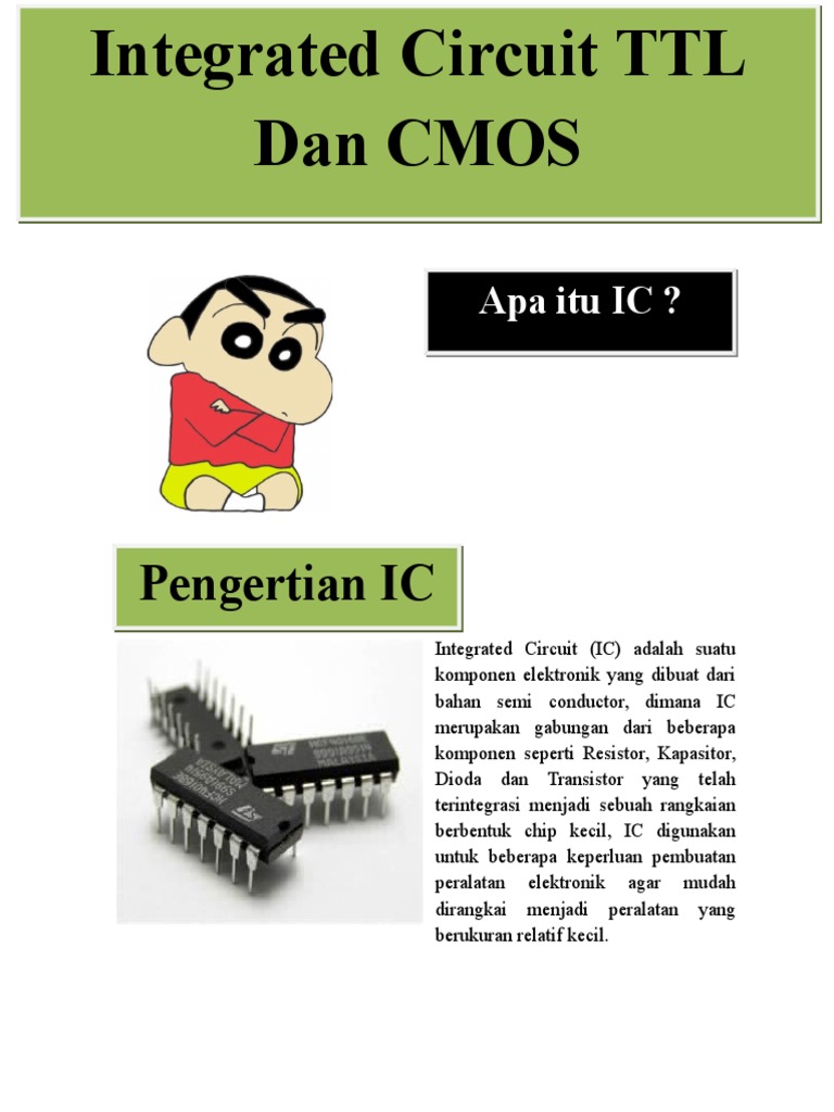 Dasar IC: TTL dan CMOS | PDF | Sains & Matematika | Komputer