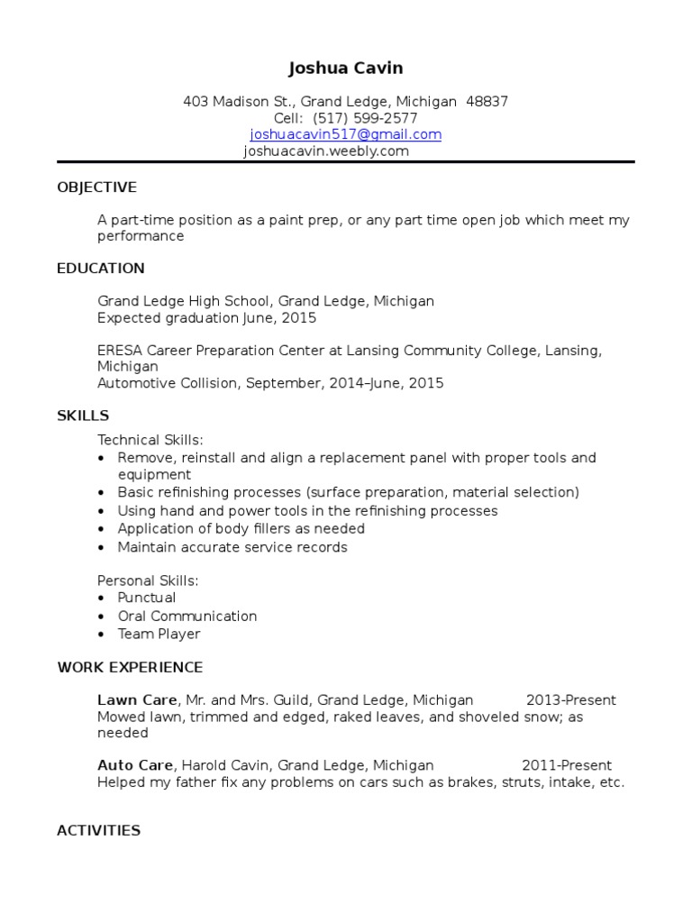 Josh Resume | PDF