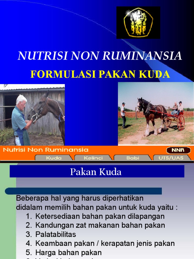 Pakan Kuda | PDF | Kesehatan Holistik