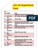 International Days Calendar | PDF | United Nations Environment ...