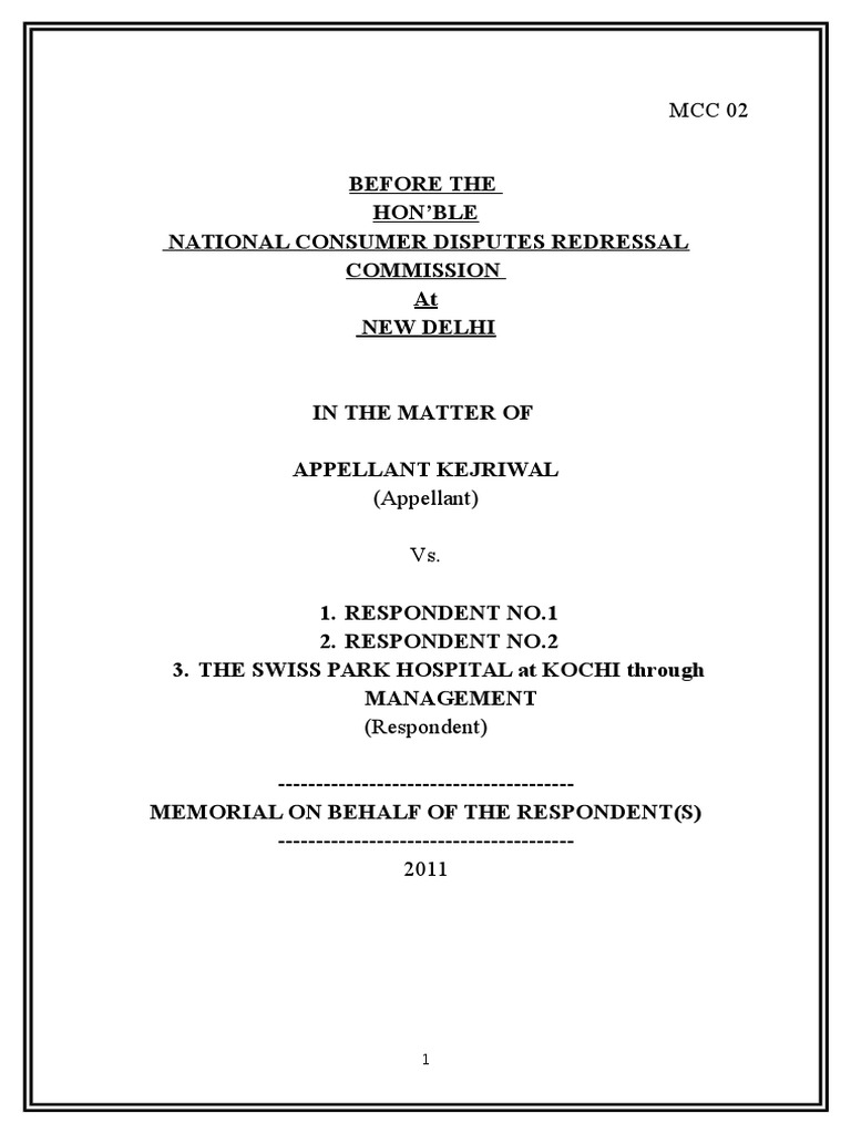 Memorial Respondent | PDF | Childbirth | Abortion