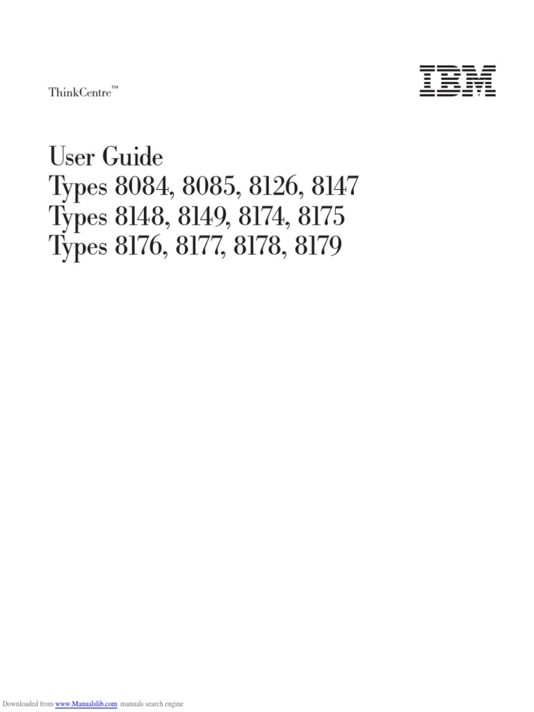 Manual PC Ibm A50 | PDF | Electrical Connector | Operating System