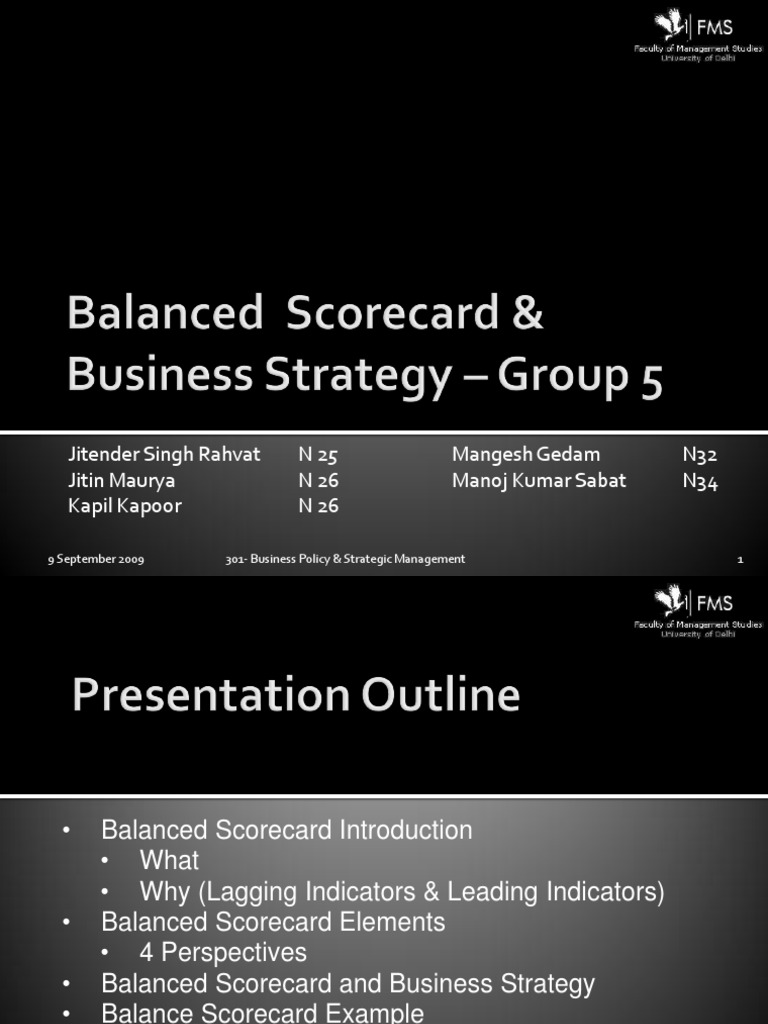 Balanced Scorecard | PDF | Strategic Management | Employee Retention