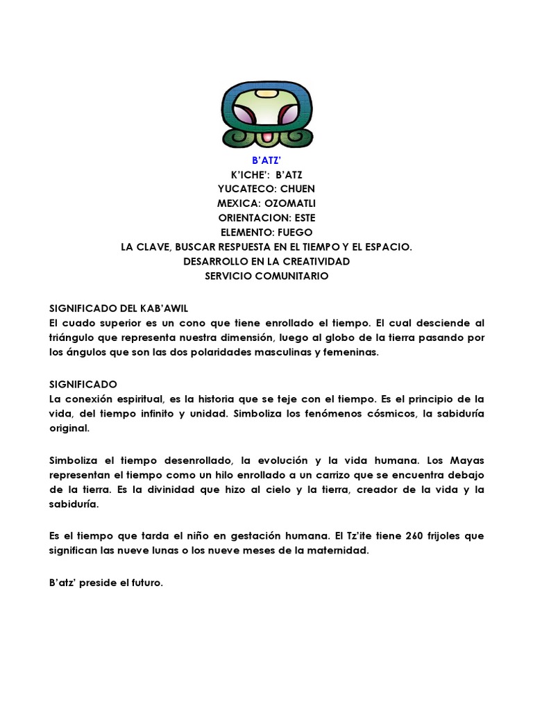 Nawal Batz Pdf Civilización Maya Amor