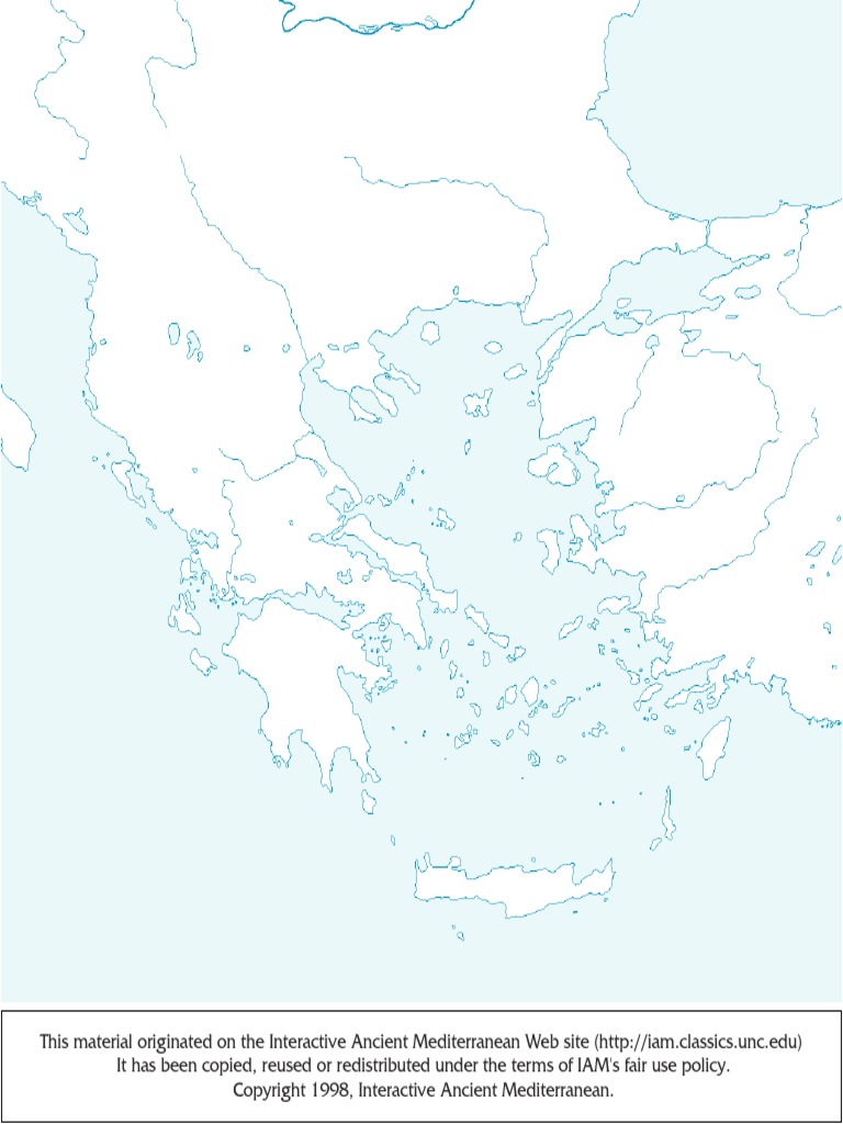 Mapa Mudo Hélade | PDF