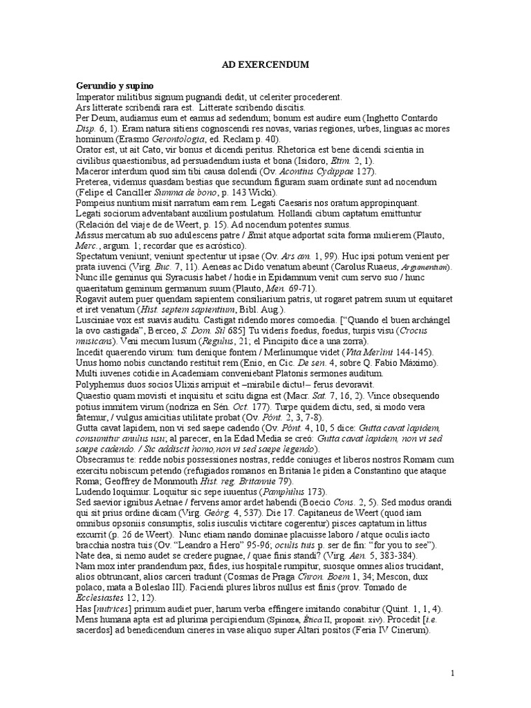 Exercitia Latina | PDF