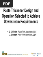 Thickener Designand Control | PDF