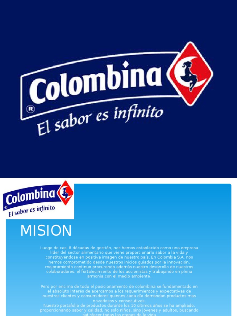 Presentacion Sobre Colombina S.A en Colombia | PDF | Calidad (comercial ...