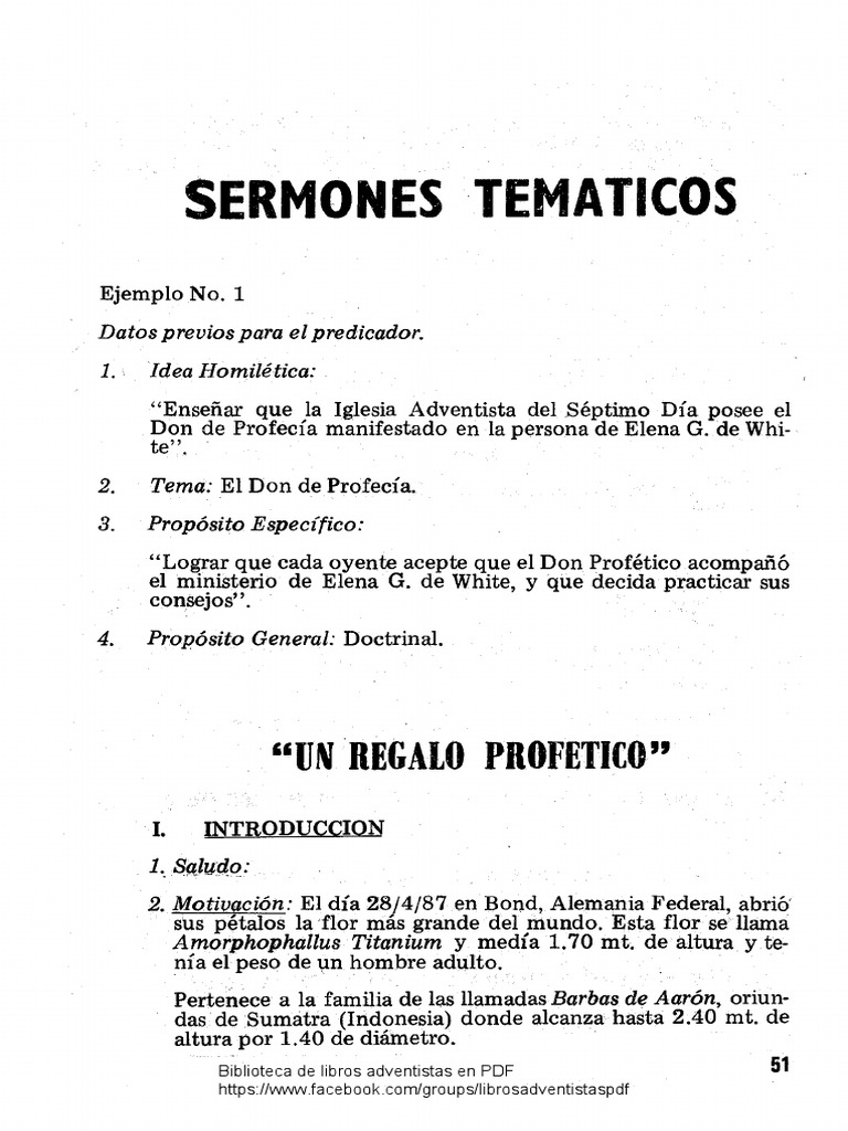 Sermones Tematicos, Textuales y Expositivos | Iglesia Adventista del ...