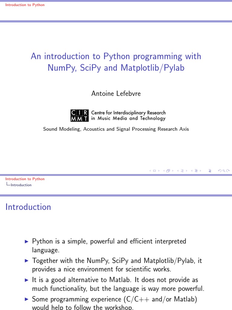 An Introduction To Python Programming Pdf Parameter Computer