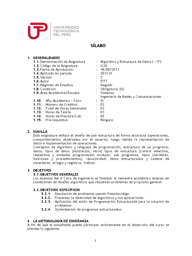 Algoritmo Y Estructura De Datos I It2 Pdf Pdf Algoritmos Programación De Computadoras