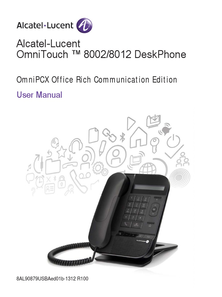 Alcatel-Lucent OmniTouch ™ 8002/8012 DeskPhone | PDF