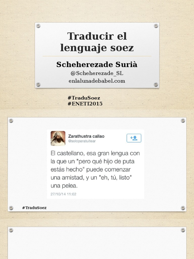 Traducir El Lenguaje Soez | PDF | Blasfemia | Ciencia cognitiva