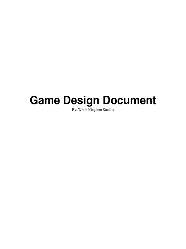 Game Design Document for Zombie MMO | PDF | Artificial Intelligence ...