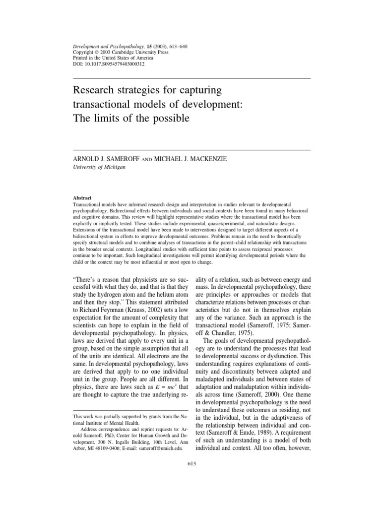 SAMEROFF - MACKENZIE - 2003 - Research Strategies For Capturing ...