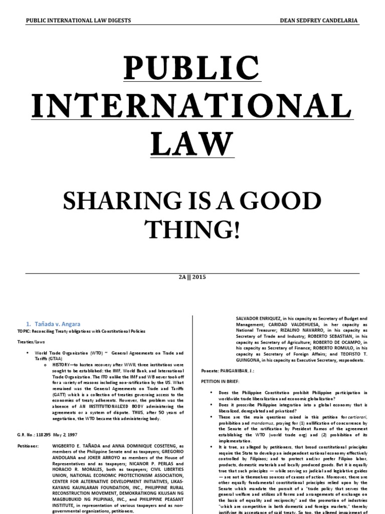 PIL Cases Compiled by 2A 2015 | PDF | Judgment (Law) | Jurisdiction