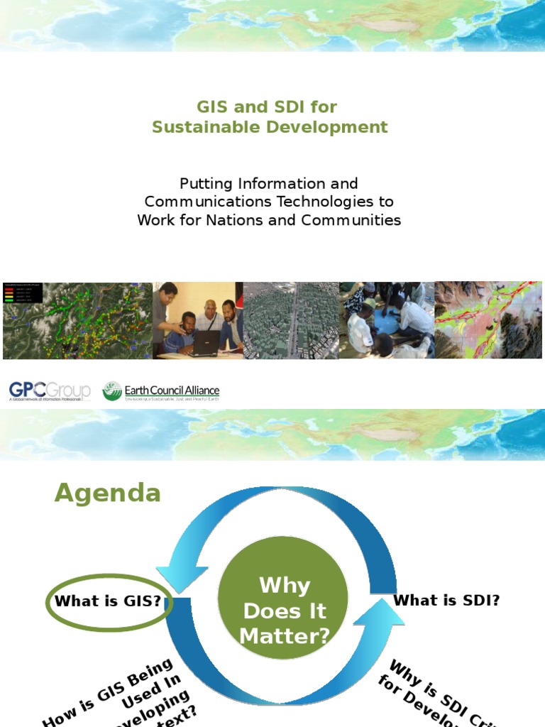 GIS and SDI for Sustainable Development | PDF | Geographic Information ...