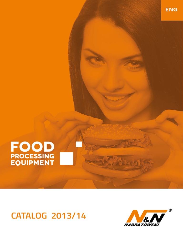 Nadratowski Food Processing Equipment Catalog | PDF | Mill (Grinding ...