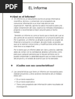 Unidad 5 - Tipos de Informes y El Informe Tecnico | PDF