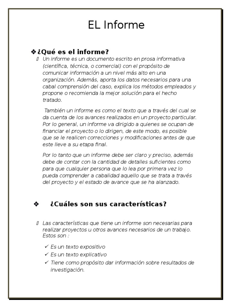 Trabajo de Lengua(Informe) | Ciencia | Información
