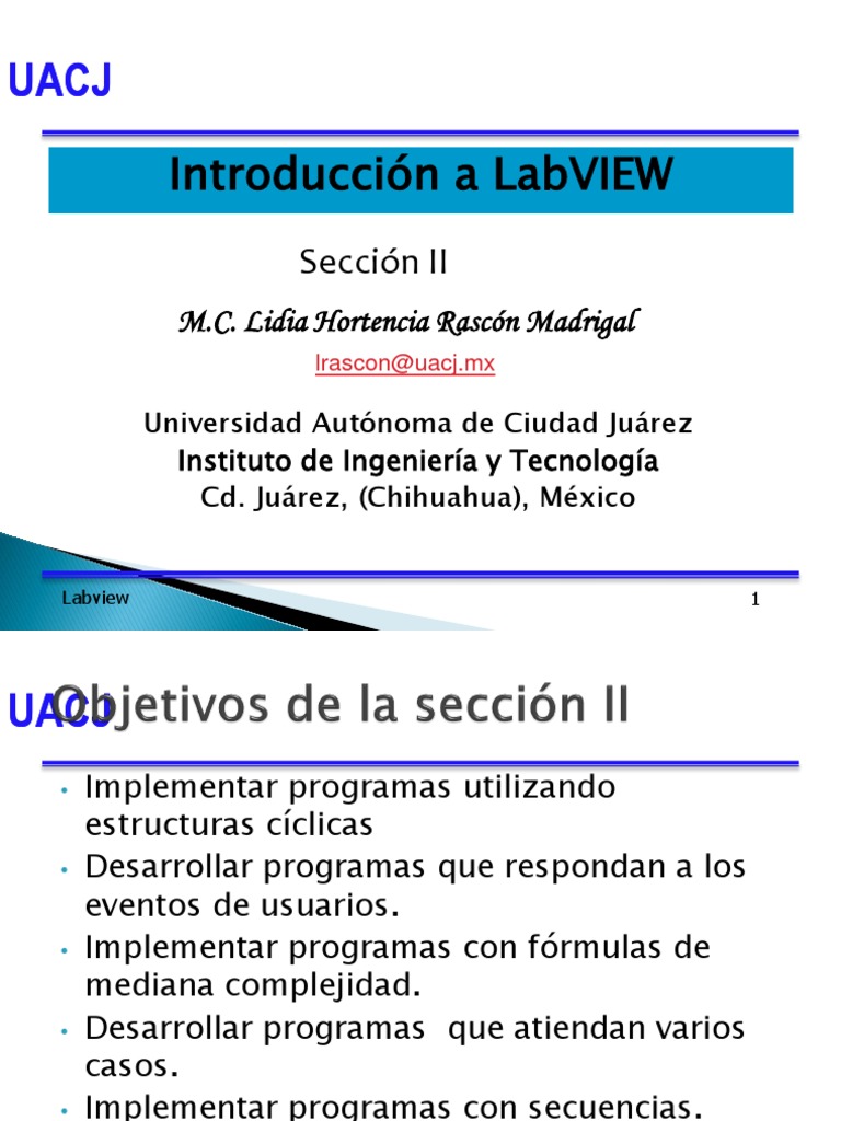 Estructuras Labview | PDF | Diodo emisor de luz | Programación de ...
