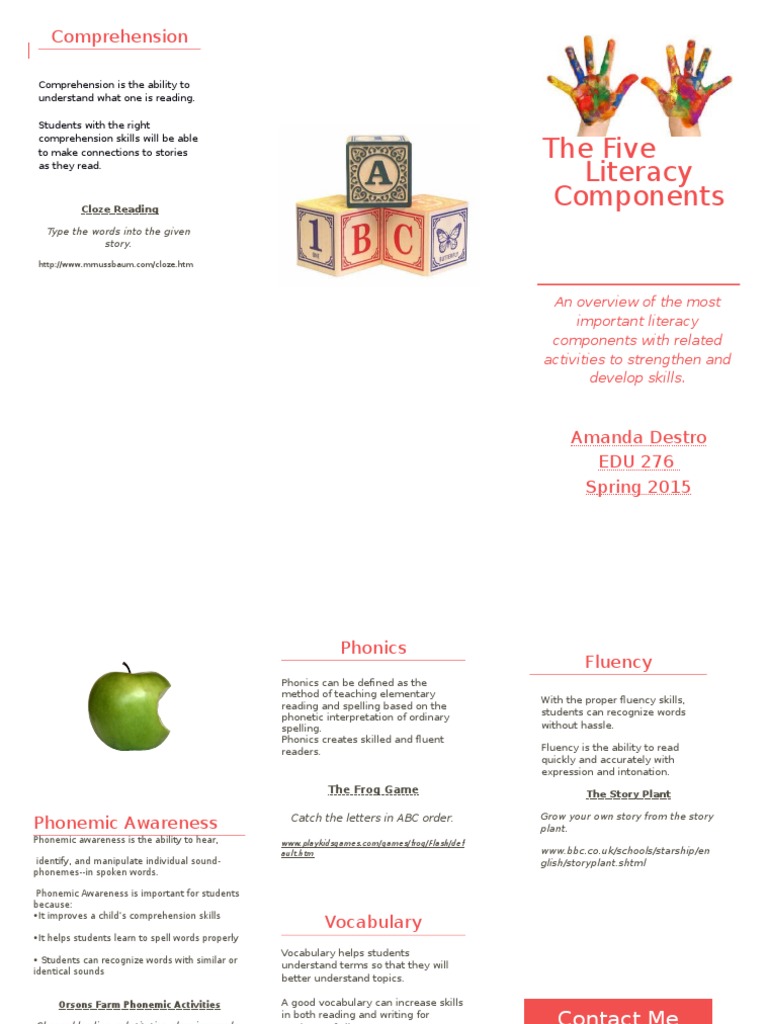 Key Literacy Skills for Students | PDF | Language Arts & Discipline