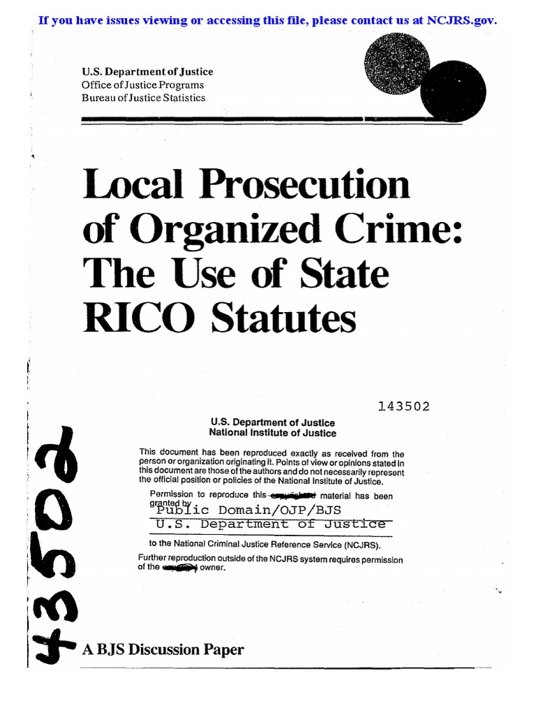 rico act | Racketeer Influenced And Corrupt Organizations Act | Asset ...