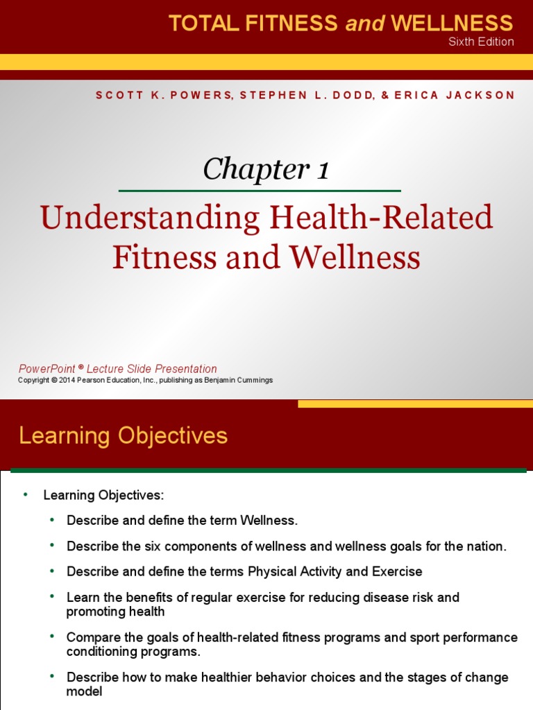 CH 01 - Understanding Fitness and Wellness - PPT | PDF | Physical ...