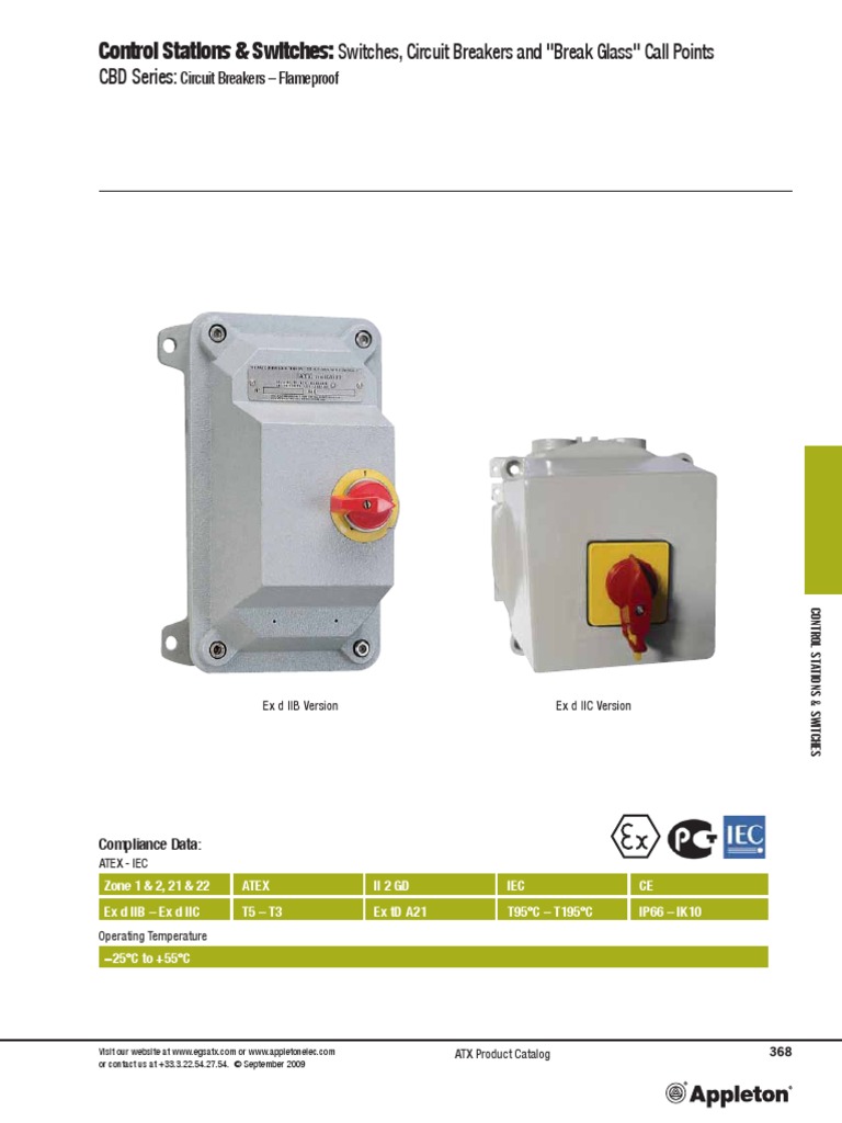 Control Stations & Switches:: Switches, Circuit Breakers and "Break ...