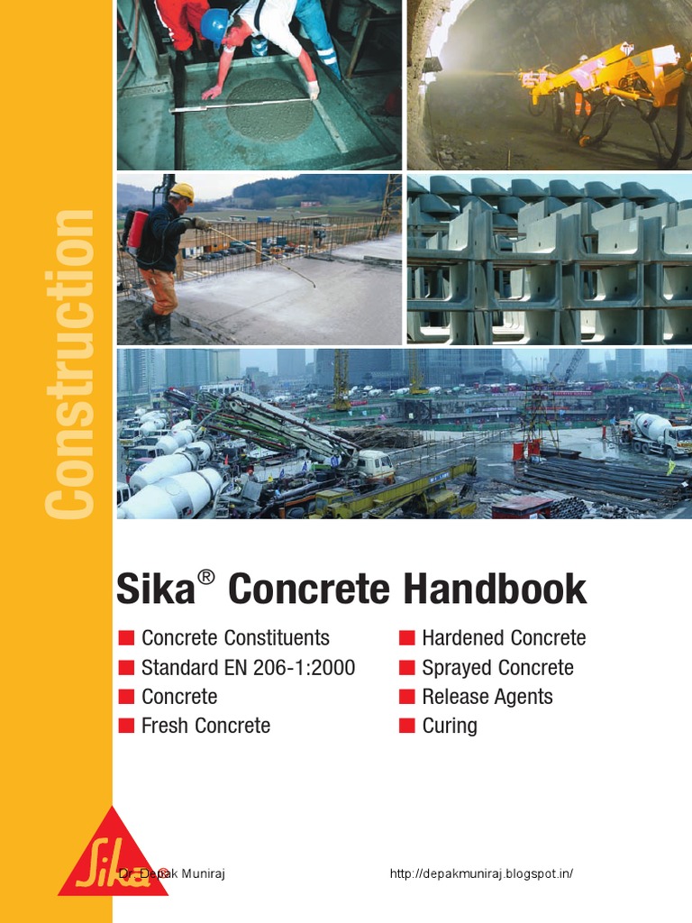 Sika Concrete Hand Book | PDF | Concrete | Construction Aggregate
