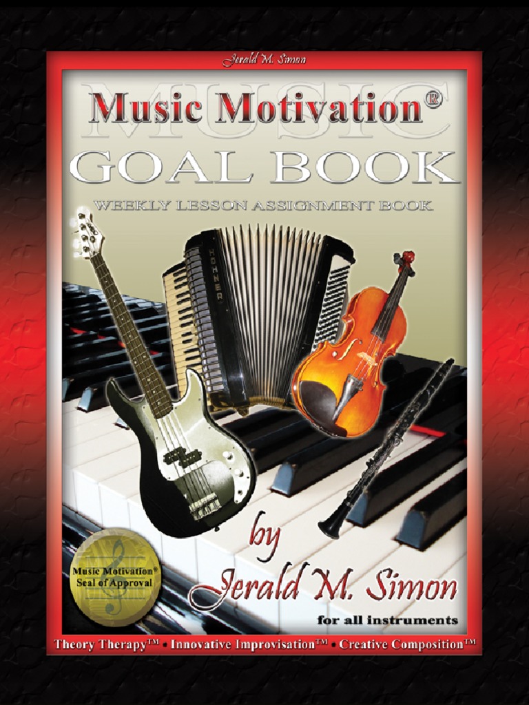 Music Motivation Goal Book | PDF | Minor Scale | Chord (Music)